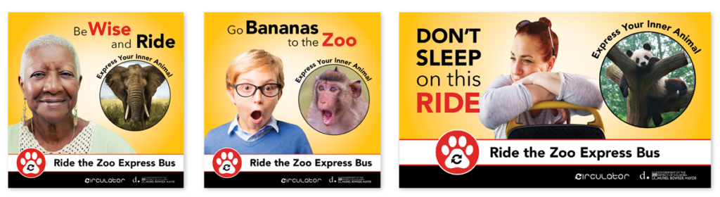 Express Your Inner Animal Campaign, 2019 Zoo Express Bus - Clark ...
