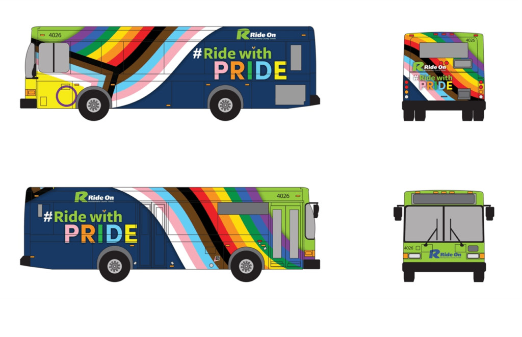Ride On Pride Bus 2023 - Clark Communications