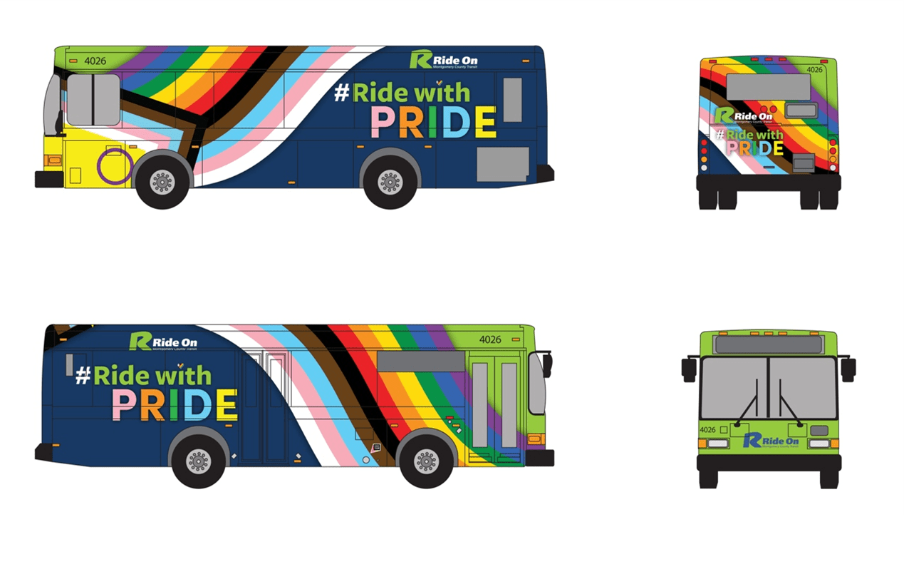 Ride On Pride Bus 2023 - Clark Communications