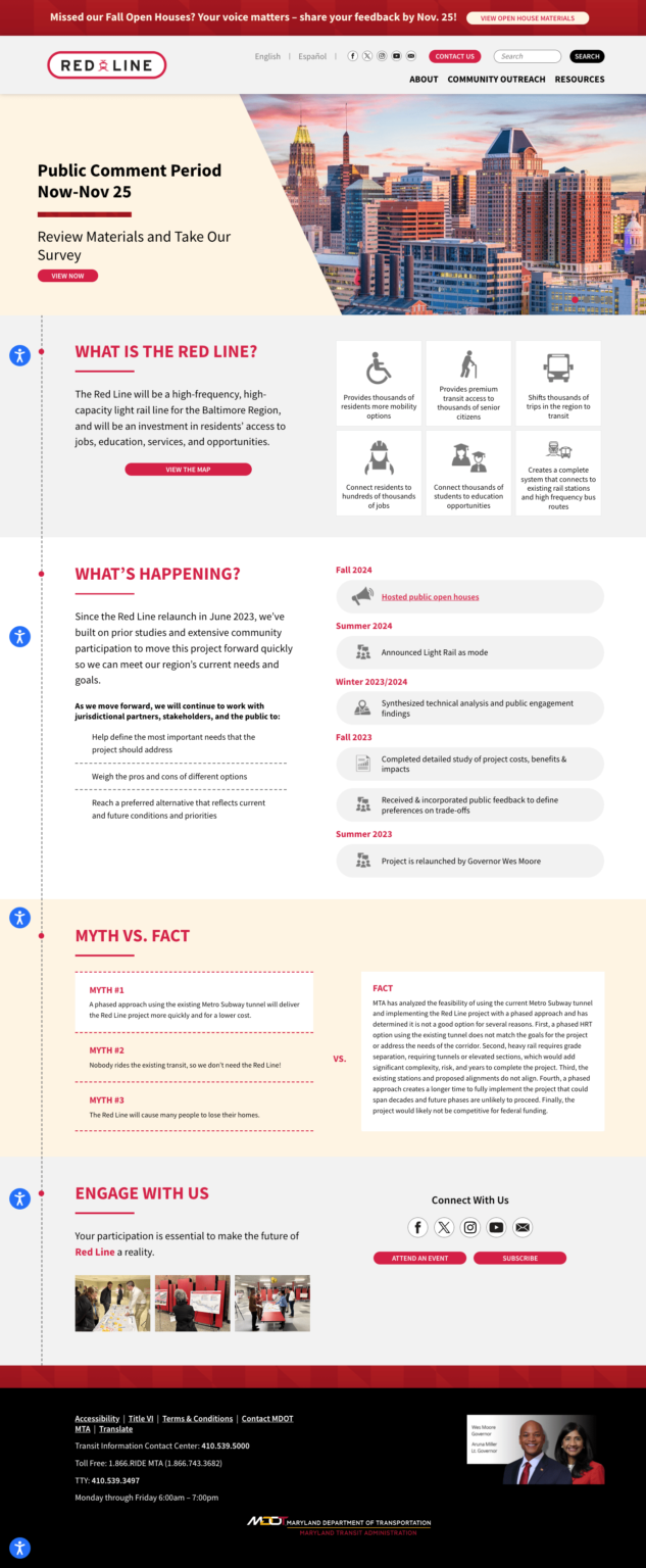 Red Line Website - Clark Communications